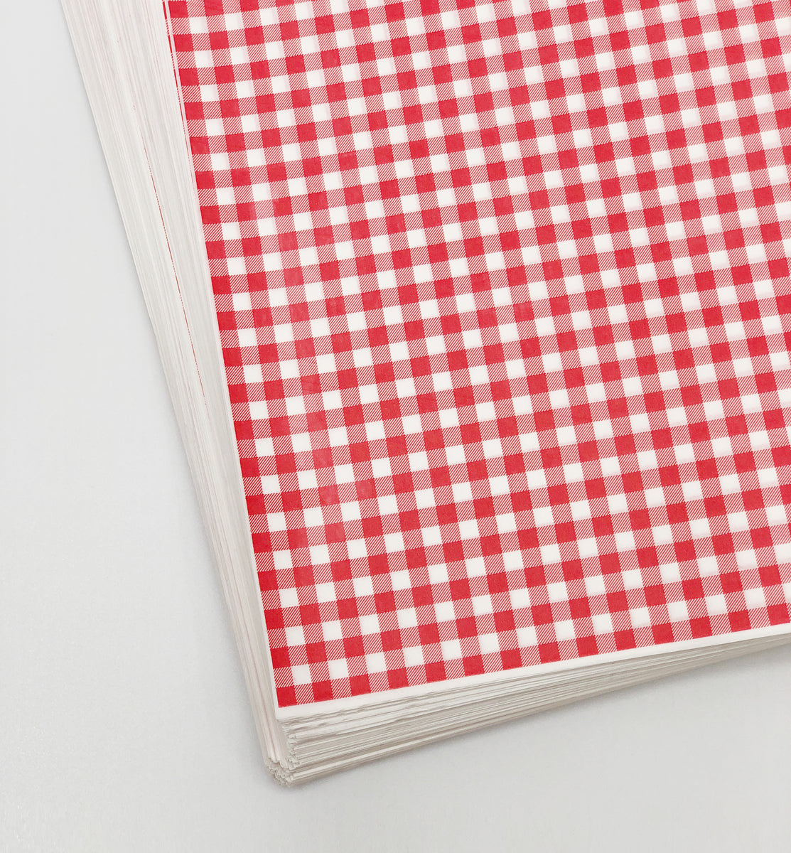 Grease Proof Paper Red Checkered Nature Pac grease-proof-paper-red-checkered-nature-pac